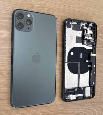 iPhone 11 Pro Max Back Housing Replacement Green OEM W Small Parts ...