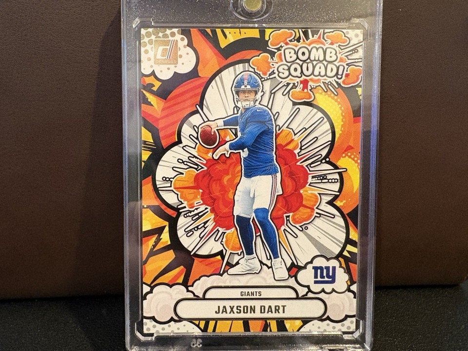 2025 Donruss Rookie #BS-JDT Jaxson Dart Bomb Squad New York Giants RC ...