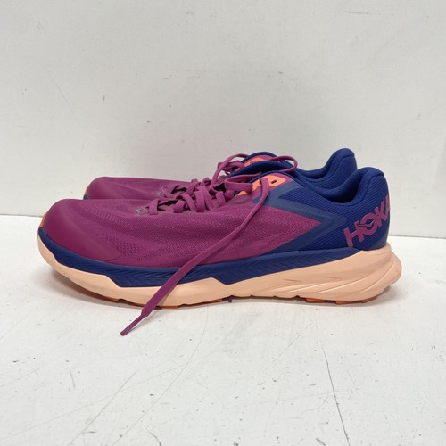 Hoka Fuchsia Bellwether Blue Solid Trail Running Shoes Men's Size 11 | eBay