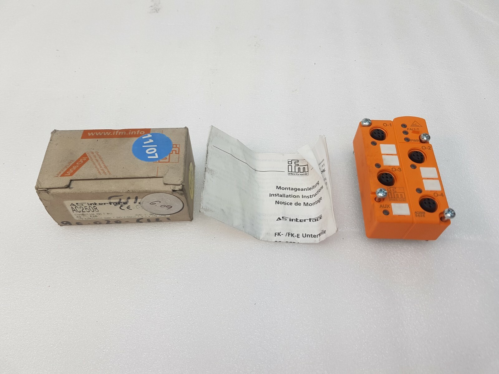 IFM CONNECTOR INTERFACE AC2508 | eBay