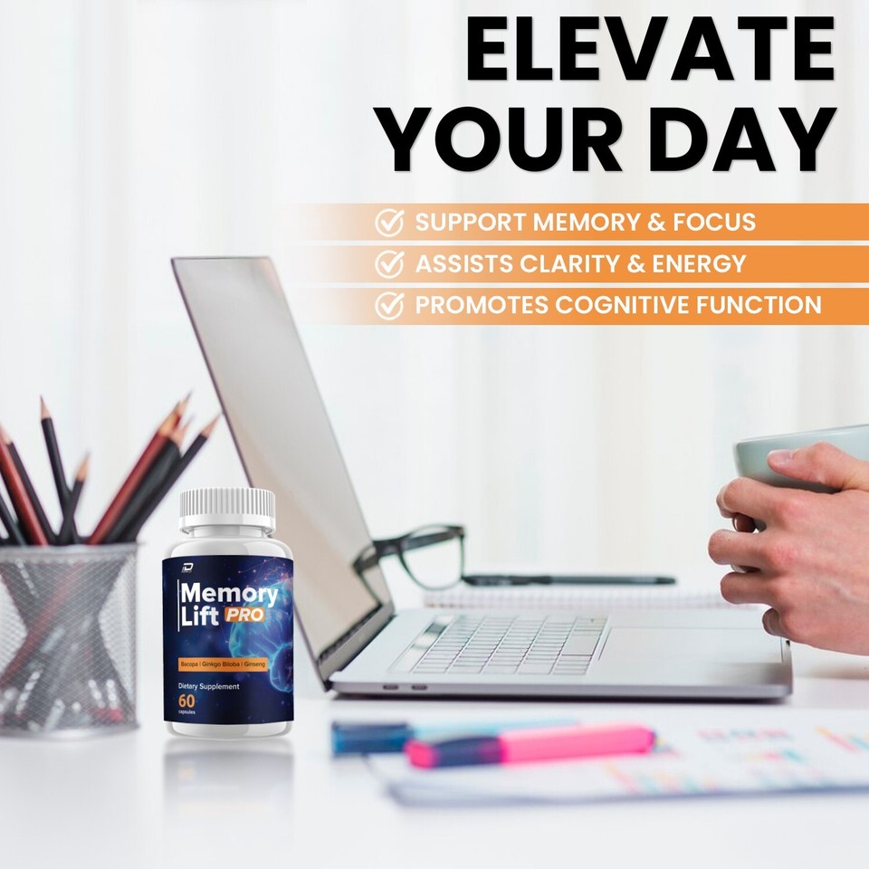 (2 Pack) Memory Lift Pro Brain Supplement Capsules – MemoryLift Pro All ...