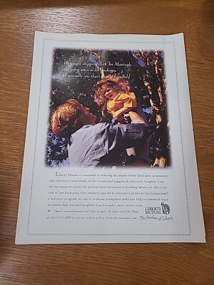 Liberty Mutual Insurance Print Ad 1998 | eBay