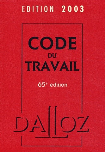 Code du Travail 2003. : 65ème édition, Collectif | eBay