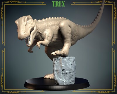 T-Rex - Pose 2 | 3DIPStudios | Dinosaur Vol. 3 | Miniature | 32mm | eBay
