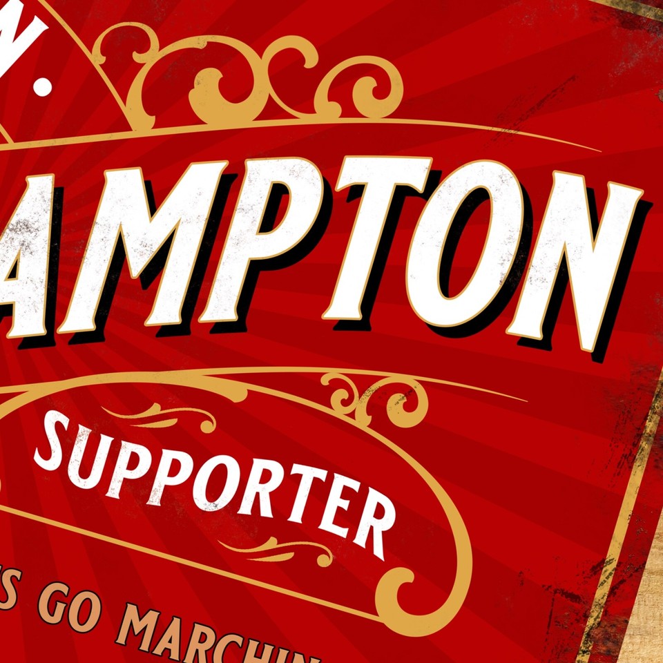 Personalised Southampton Football Sign Metal Plaque Vintage Retro ...