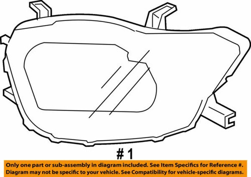 81170-48470 Toyota Unit assy, headlamp, lh 8117048470, New Genuine OEM ...