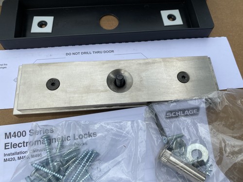 Schlage M490P Electromagnetic 1500lbs Door Lock Mag Max Security Unused ...