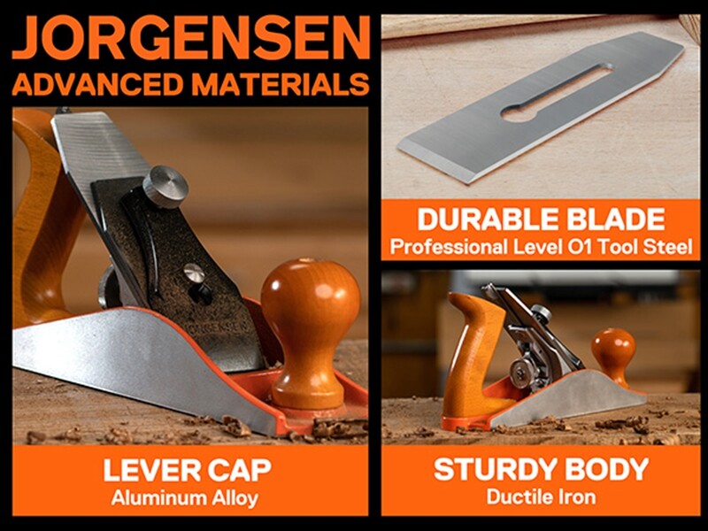 JORGENSEN No.4 10" Wood Planer Hand Planer Adjustable Jack Plane ...