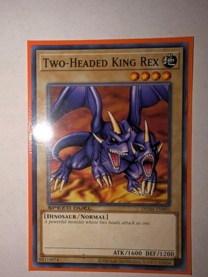 Yu-Gi-Oh! TCG Two-Headed King Rex Speed Duel Demo Deck 2020 DEM6-EN005 ...