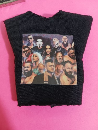 AEW Custom Wrestling Action Figure Shirt | eBay