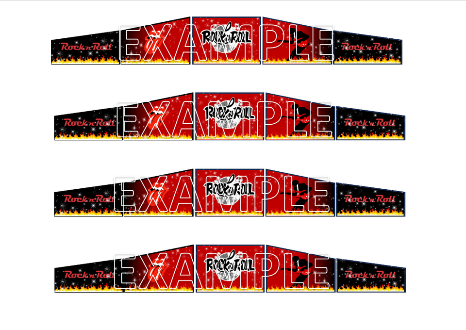 FunFair Fairground Decal Kit for DAPR Waltzer 1:50 Scale - Music Themed ...
