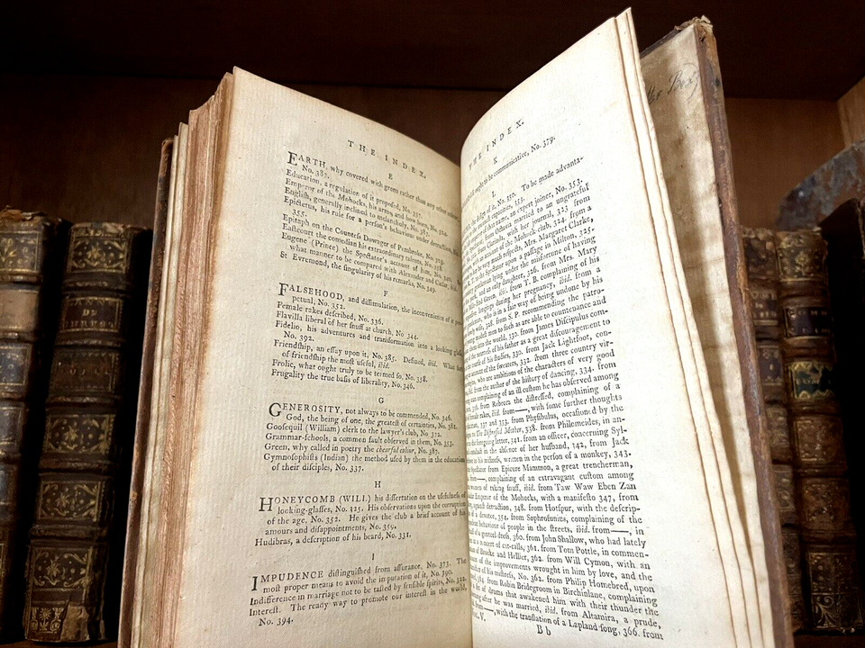 ENGLISH OLD BOOK FROM 1700s - Rare Historical Collectible Text from ...