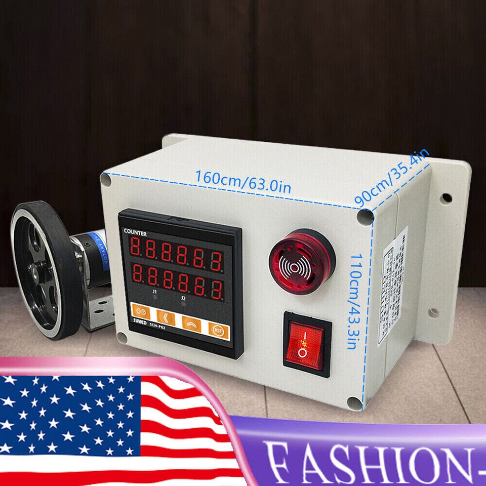 Digital Electronic Length Measure Tool Meter Counter & 300ppr Rotary ...