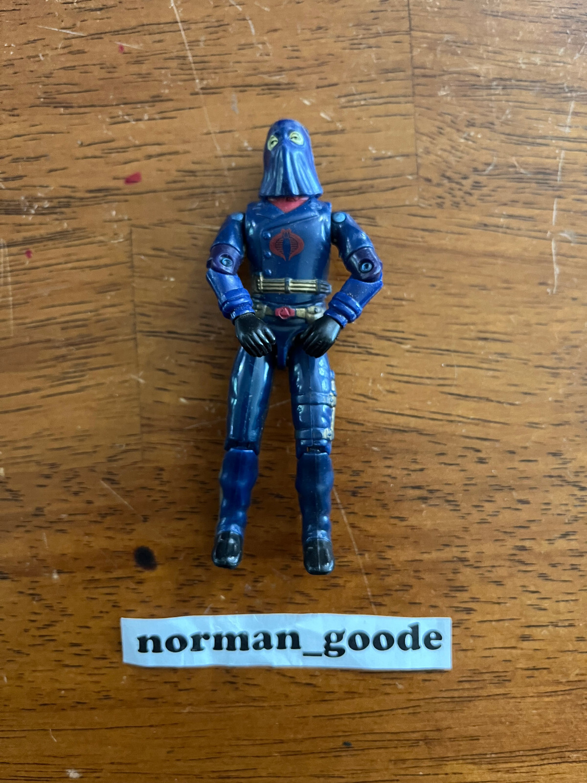 Cobra Commander (Hood) GI Joe Real America Hero Action Figure 1983 | eBay