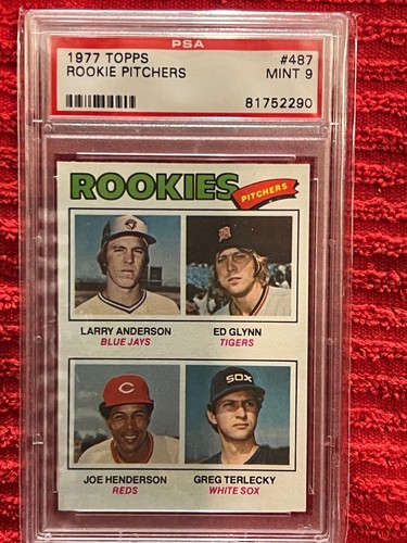 2CT 1977 Topps Rookie Pitchers #478 and #487 PSA 9 MINT Card Lot ...
