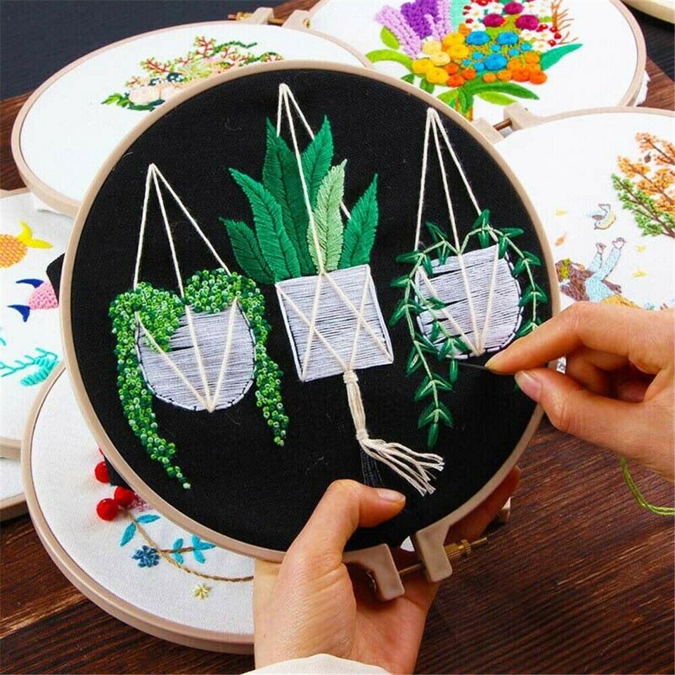 8pcs Embroidery Pen Pin Knitting Sewing Crafts Tools Threader Punch ...