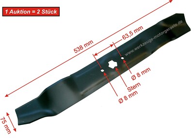Rasentraktor Messer 107cm Seitenauswurf, MTD B155, H165, Bolens LG135 ...