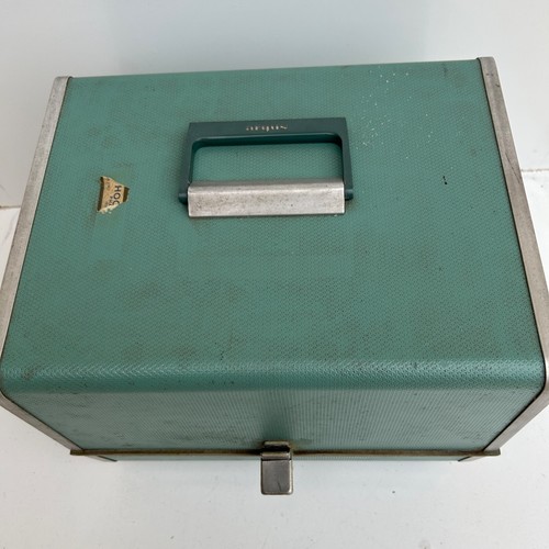 Vintage Argus 500 Automatic 2" Slide Photo Projector w/ Case, Powers ON ...