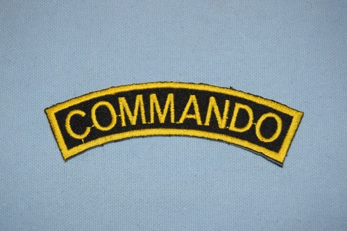 A398 patch insigne écusson militaire Armée bande titre d'épaule Commando | eBay