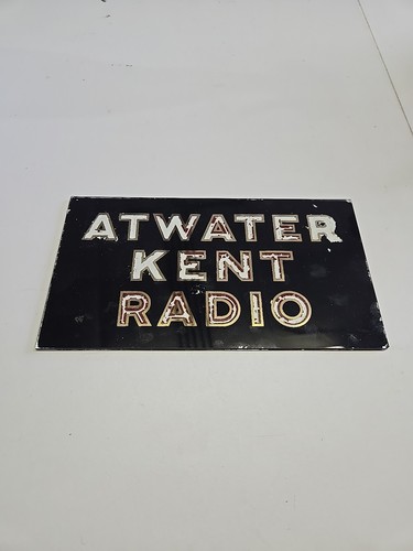 Antique Rare ATWATER KENT RADIO Box Light Glass | eBay