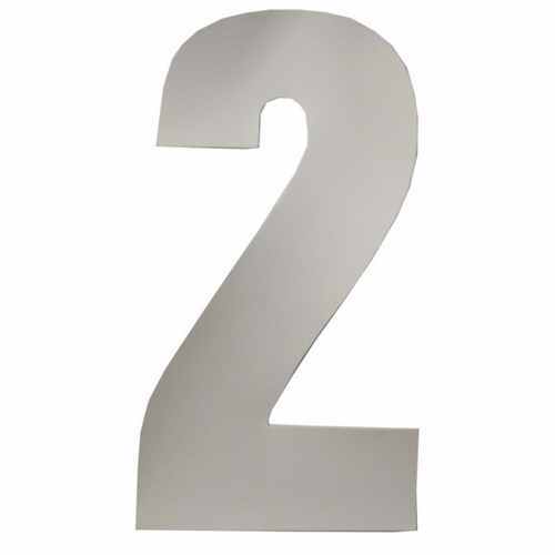 Competition Numbers White 7" '2' Matt | eBay Australia