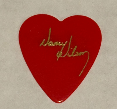 Vintage Heart Nancy Wilson Signature Guitar Pick Concert 1984 Tour D ...