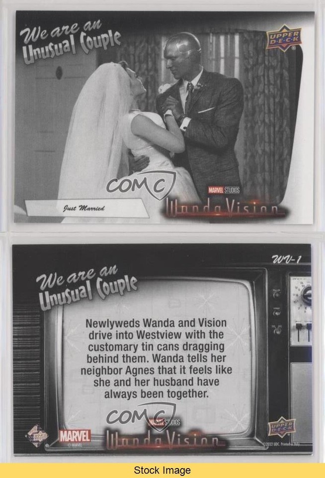 2022 Marvel Studios' WandaVision Wanda Maximoff Vision Just Married ...