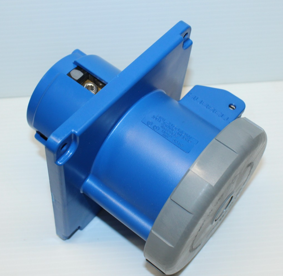 ⭐NEW⭐HUBBELL HBL4100R9W 100-Amp PIN&SLEEVE RECEPTACLE 250V 100A 3P 4W 🔴 ...