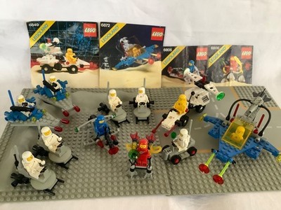 Vintage Space Lego - Collection of 11 Sets with 2 Baseboards from 1980 ...
