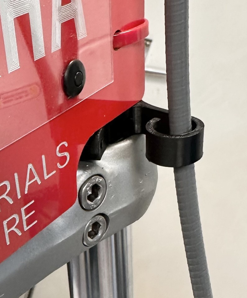 CTC 34MM FORK CLAMP CABLE / HOSE GUIDE - YAMAHA, HONDA, FANTIC, BULTACO ...