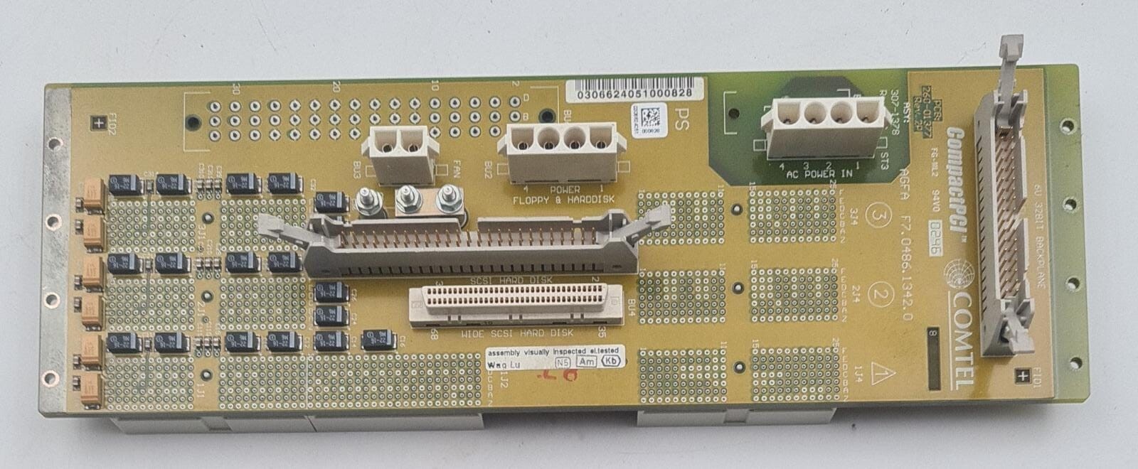 COMTEL CompactPCI FG-ML2 F7.0486.1342.0 307-1378 PCB Board / AGFA CR 75 ...