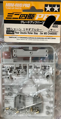TAMIYA 15362 MINI 4WD PRO DOPPIO SUPPORTO POSTERIORE REAR DOUBLE ROLLER ...