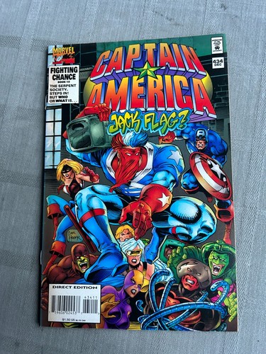 Captain America Volume 1 No. 434 Vo IN Very Good Condition/Very Fine ...