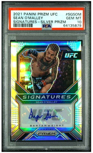 2021 Panini Prizm UFC - Signatures Silver Prizm #SG-SOM Sean O'Malley ...