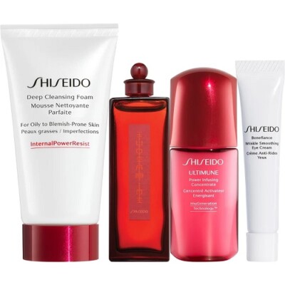 Shiseido 4 piece mini skincare For Eye & Face set, NEW | eBay