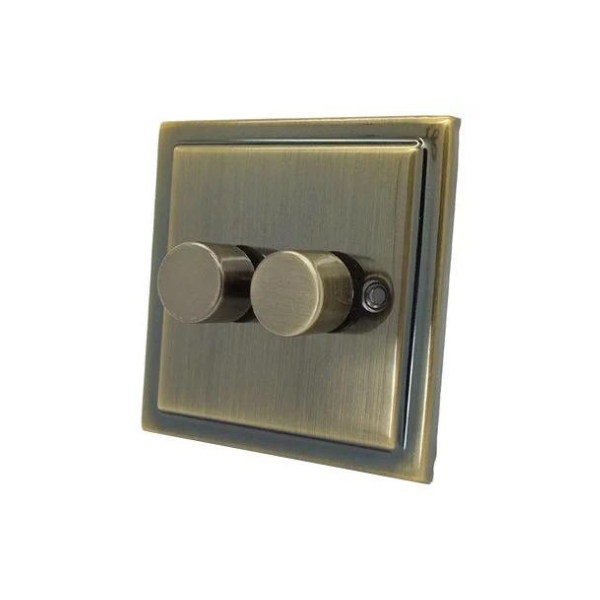 Antique Brass Vintage Stepped Edge Sockets and Switches - Regency Range ...
