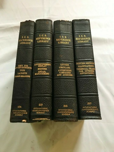 ICS Reference Library 1909 Lot of 4 #'s 204, 205, 206, 207 | eBay