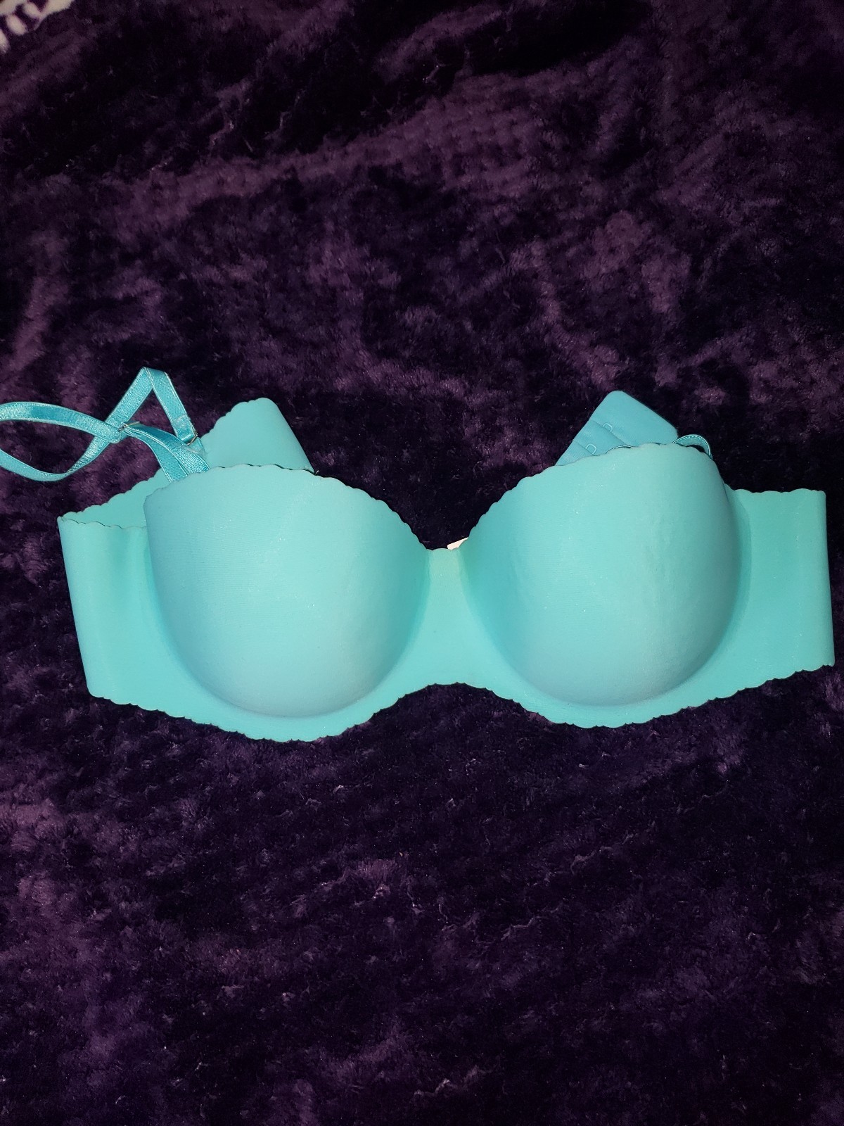 Colombian Underwear, Beautiful Turquoise Bra, Removable Straps, Size 36 ...