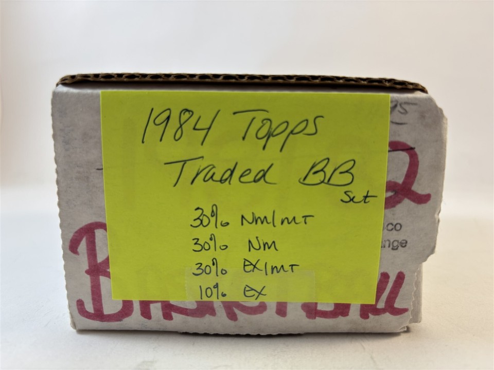 1984 Topps Traded Baseball Complete Set (132/132) *d3 | eBay
