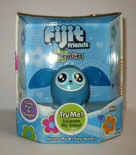 Fijit Friends Newbies Deep Blue Mila Sings Purrs & Giggles 3 LR44 ...