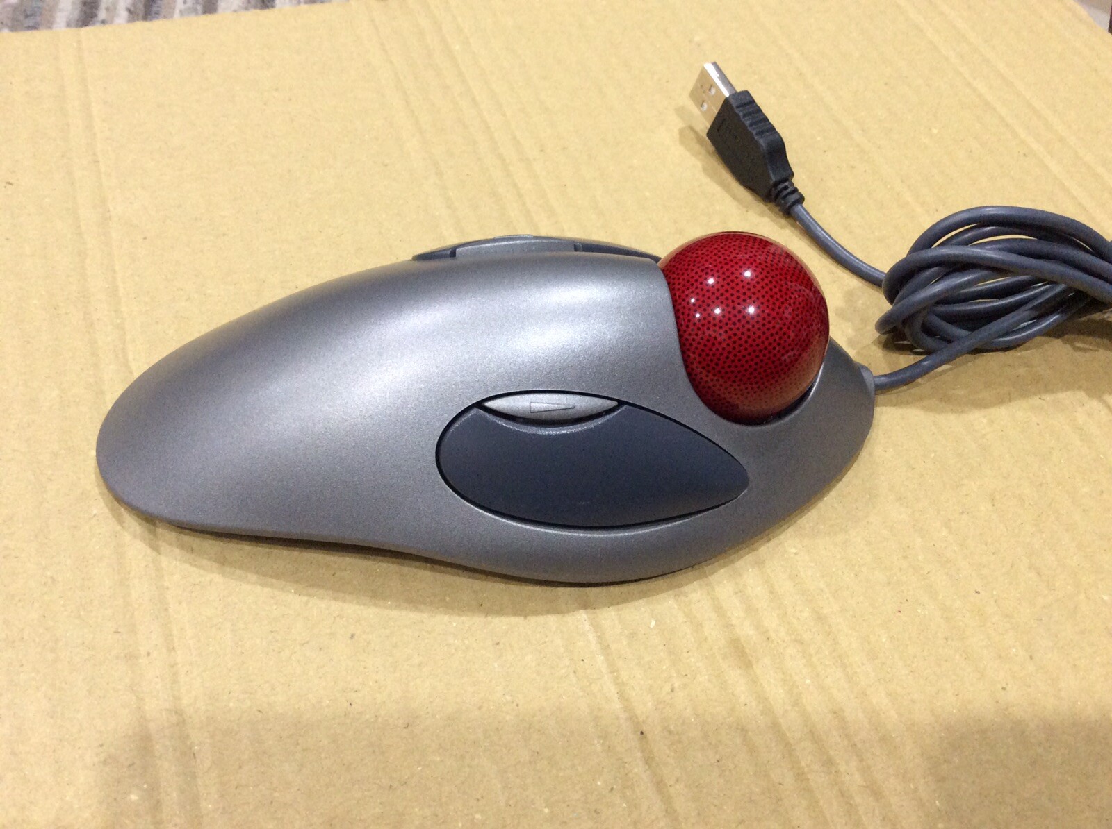 Logitech Trackman Marble USB T-BC21 Trackball 804377-0000 Silver ...