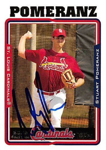 Stuart Pomeranz autographed Baseball Card 2005 Topps First Year #UH269 ...