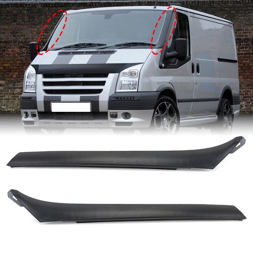 Pair Windshield Windscreen Moulding Trim A Pillar For Ford Transit MK7 ...
