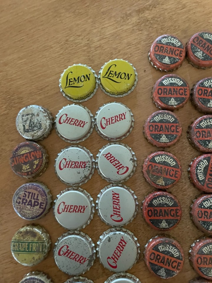 bottle caps Cork Backs Original Vintage mixed Lot 54 Advertisement | eBay