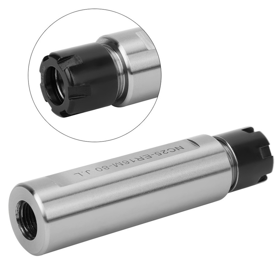 Collet Chuck CNC Extension Tool Holder Side Mounted Type Straight Shank ...