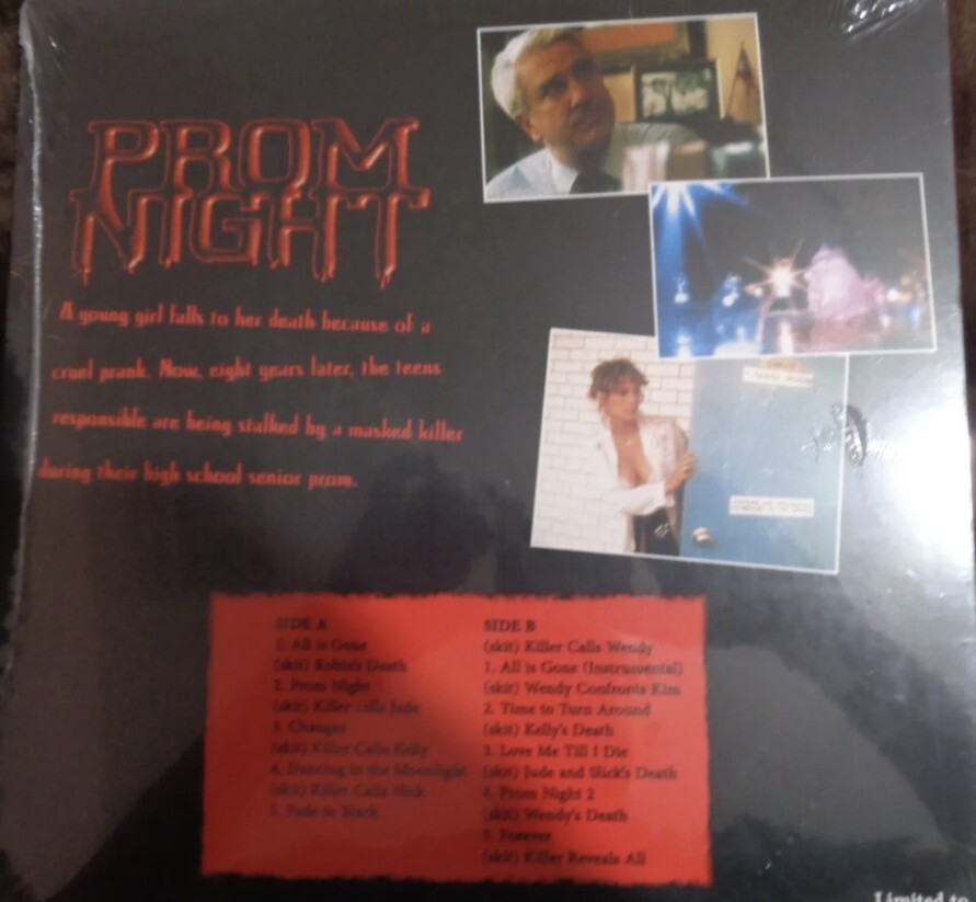 PROM NIGHT-SOUNDTRACK RARITY WITH SOUNDBITES FROM THE MOVIE! PROMO ...
