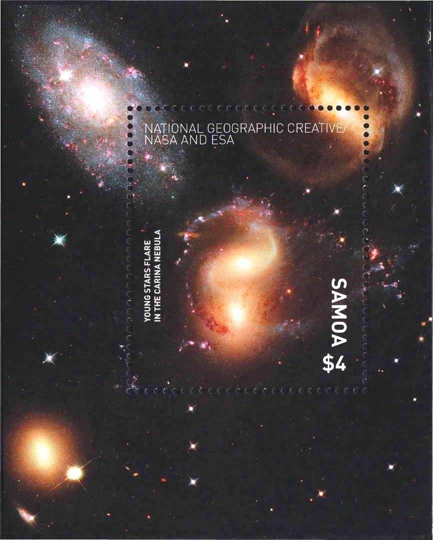 SAMOA 2016 Astronomy,Carina Nebula,Space,Constellation,S/S,MNH | eBay