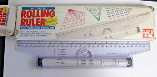 Vintage Rolling Ruler - Multi Function - Used | eBay