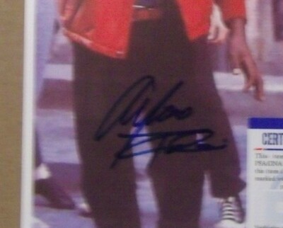 ALFONSO RIBEIRO HAND SIGNED W/ MICHAEL JACKSON COLOR 8 X 10 PHOTO PSA ...