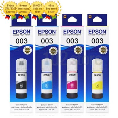 Epson Ink Bottle T00V 4Color Pack Set for L3156 L3210 L3256 L3260 L5290 ...